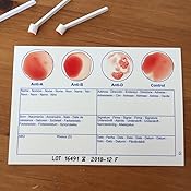 1 x Blood Type Test Kit - Group A, B, RhD Testing - Home EldonCard ...