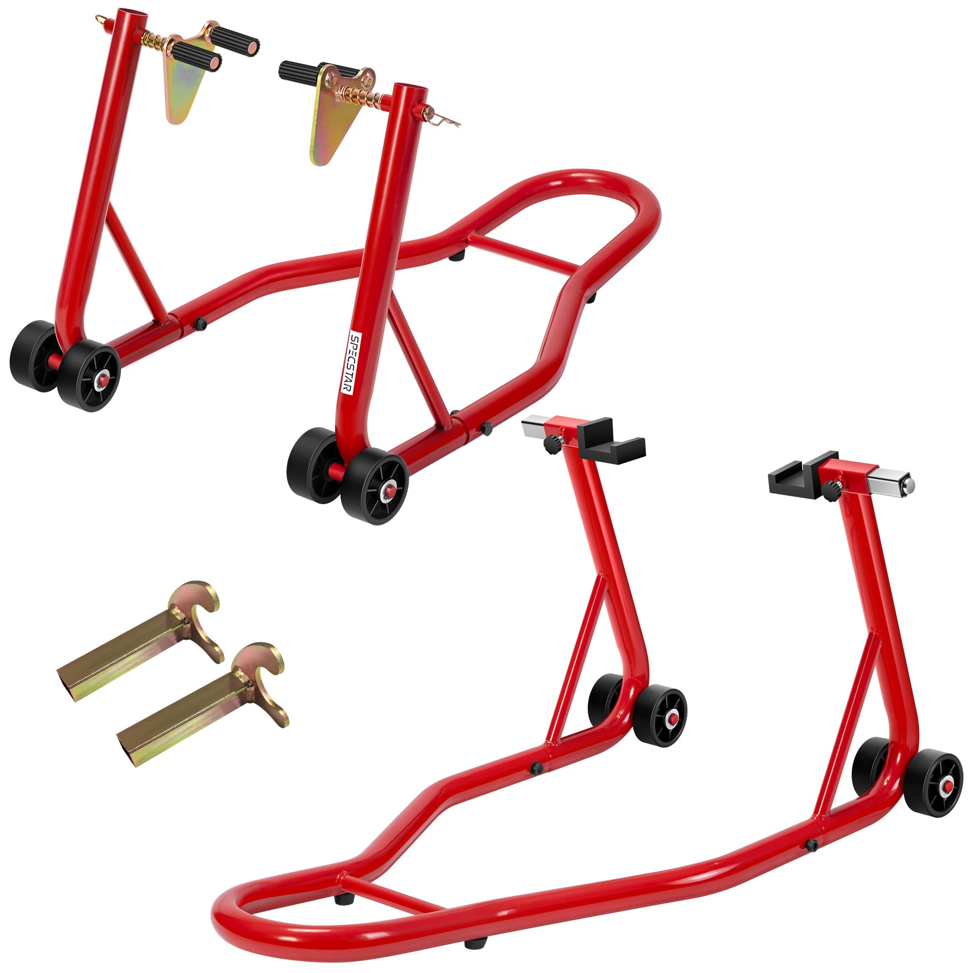 Mua Universal Motorcycle Stands, 880 Lbs Capacity Front Rear Wheels ...