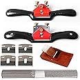 Amazon.com: Adjustable Spokeshave Set - 2pcs Spokeshave, 6pcs Metal ...