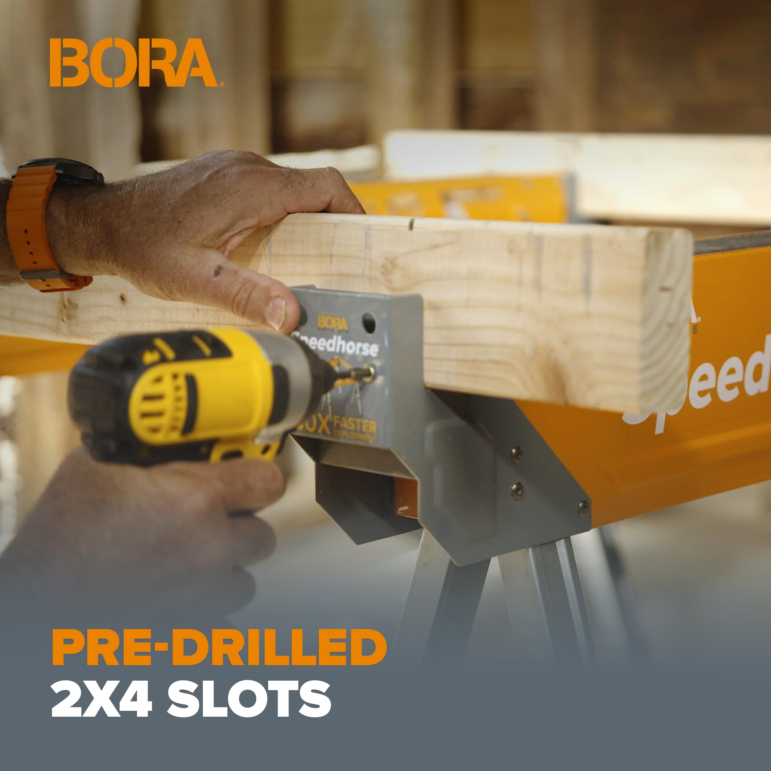 Mua Bora Portamate Speedhorse Sawhorse Pair– Two Pack, Table Stand with ...