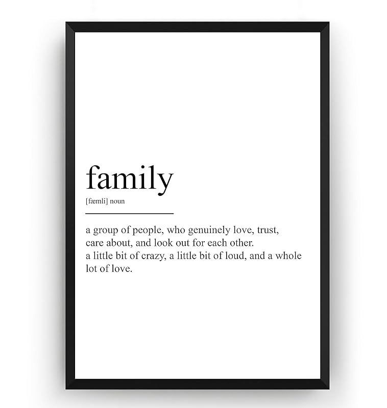 Family Definition Print Poster Wall Art Quote Typography Home Frame Not Included Amazon de family-definition-print-poster-wall-art-quote-typography-home-frame-not-included-amazon-de