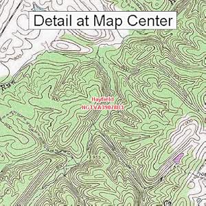 Amazon.com : USGS Topographic Quadrangle Map - Hayfield, Virginia ...
