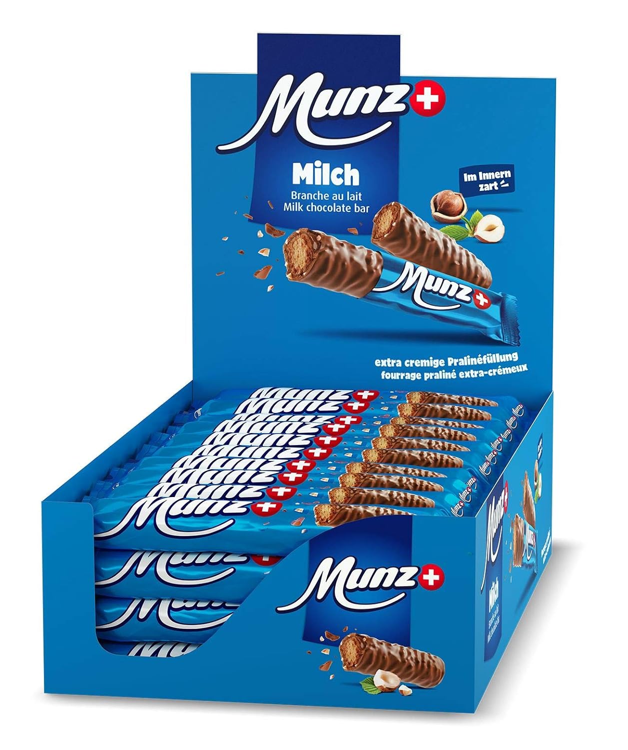 Schweizer Schokolade | MUNZ Prügeli Milch | Branches Classic | 40 ...
