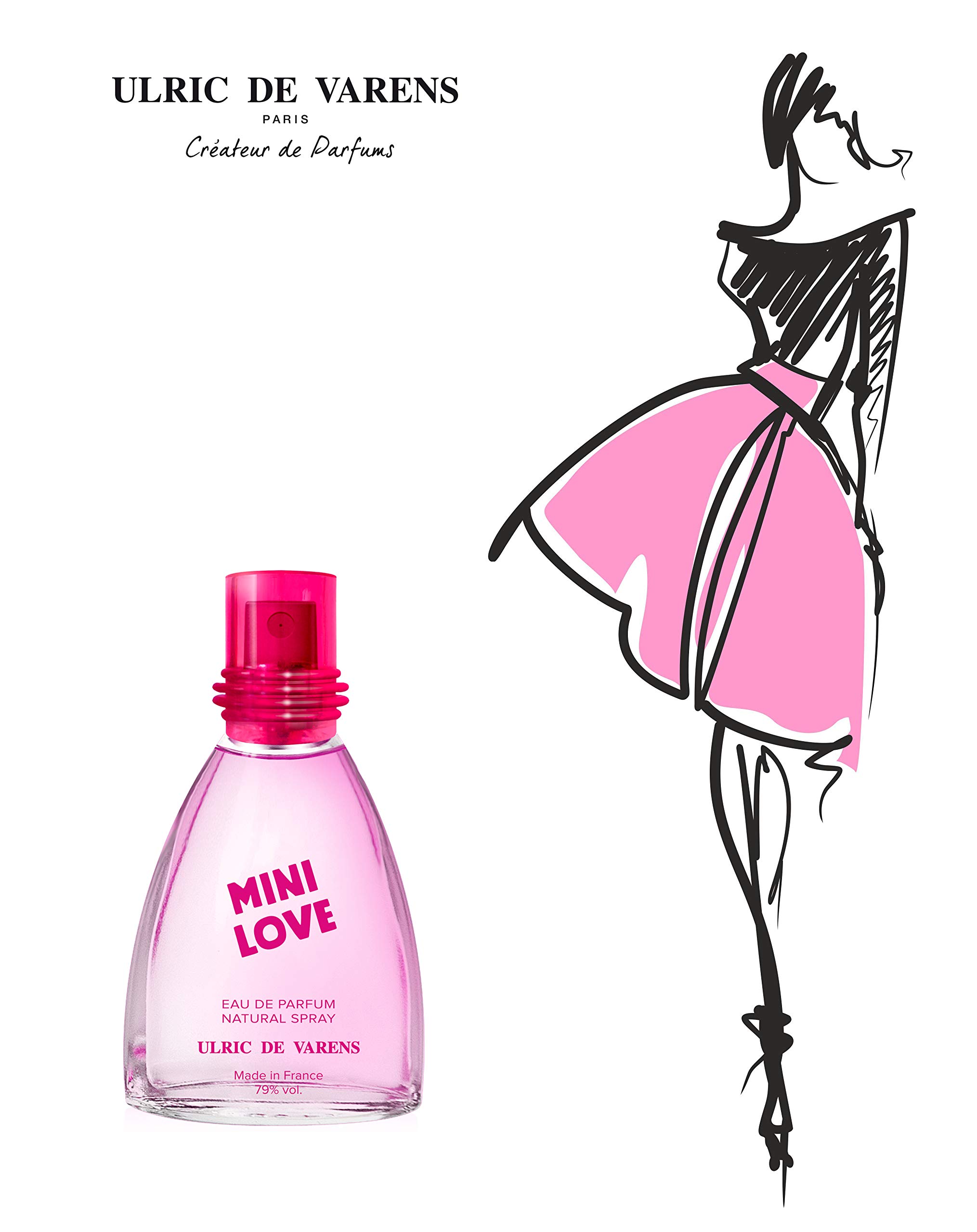 ULRIC DE VARENS - Eau De Parfum Mini Love - Floral And Fruity - Women's ...