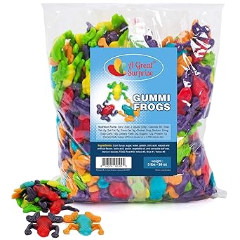 Amazon.com : Gummy Frogs - Gummi Rainforest Frogs - Gummy Frogs Candy ...