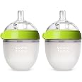 Amazon.com : Comotomo Natural Feel Baby Bottle, Anti-Colic Nipple for ...