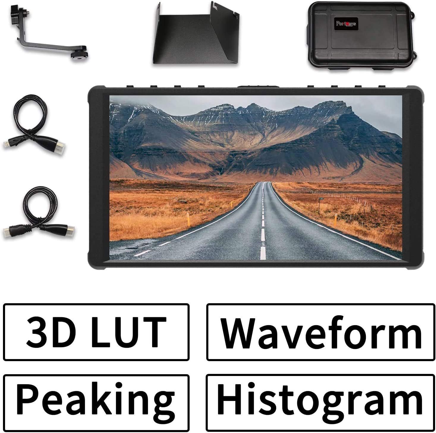 Portkeys P6 Camera Field Monitor 5.5 Inch Full-Fit Screen 3D Lut 1920× ...