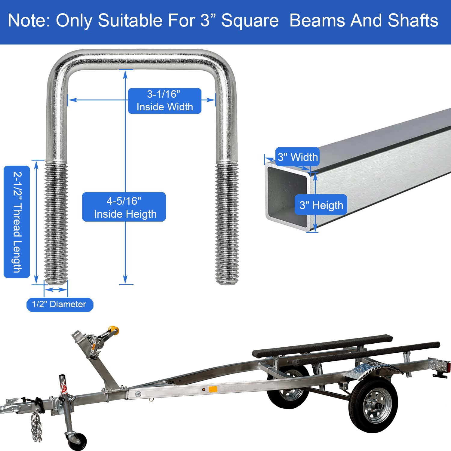 U Bolt Boat Trailer