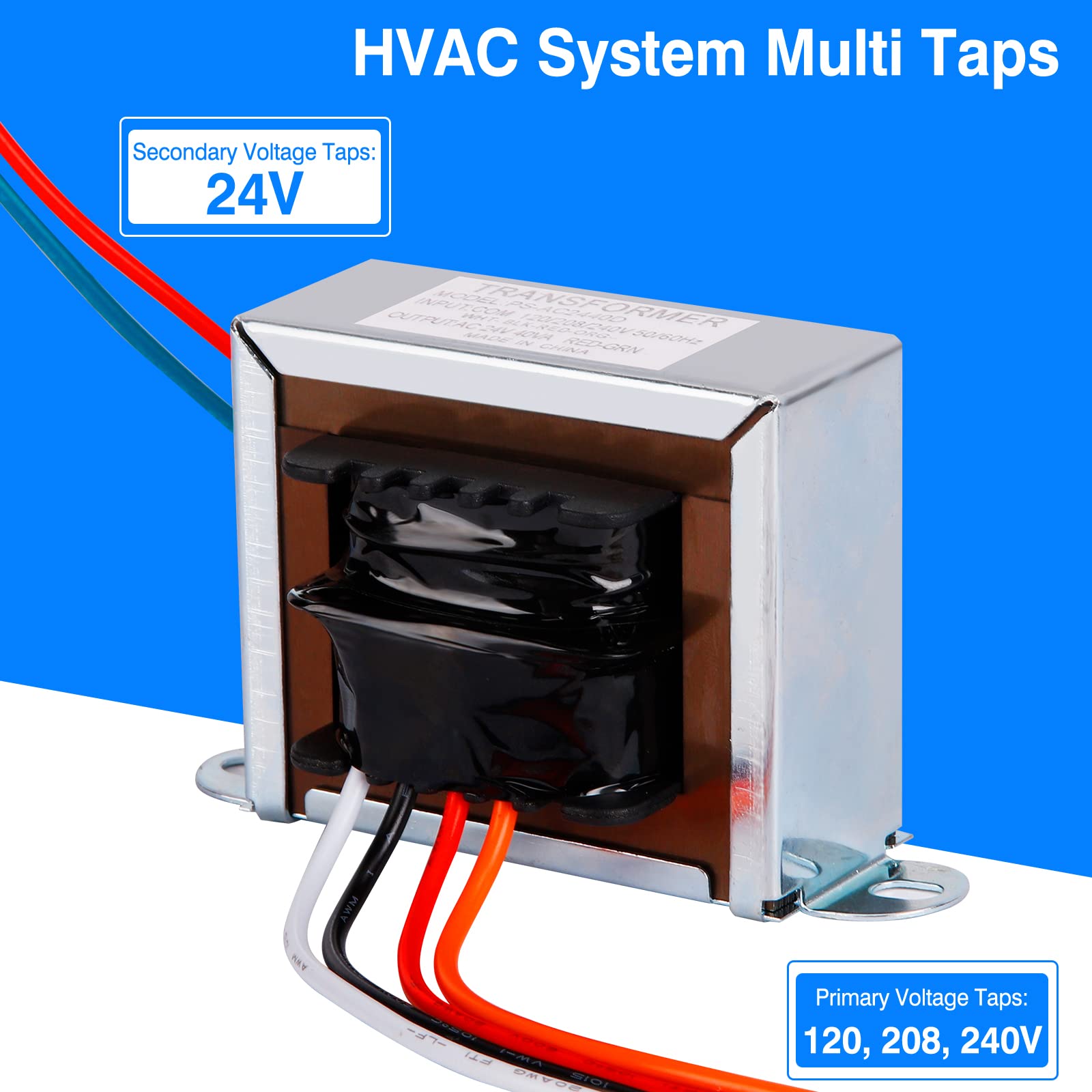 Mua 24V 40VA Control Transformer， Primary 120, 208, 240V Secondary 24V ...