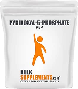 Amazon.com: BulkSupplements.com P-5-P (Pyridoxal-5-Phosphate) Powder - MTHFR Support Supplement ...