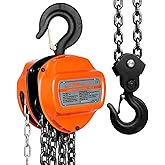 Lever Hoist 1/2 Ton Come Along , 3/4 Ton 1650 Lbs Capacity 10 FT Come ...