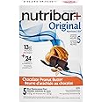Nutribar+ Chocolate Peanut Butter Flavoured Bars, High protein, Meal ...