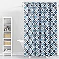 Amazon.com: CAROMIO Fabric Shower Curtain, Geometric Quatrefoil Patterned Modern Poly-Cotton ...