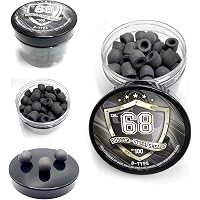 68 Caliber Self Defense Ammo 100-Pack D-Type Rubber-Steel Balls - 6g ...