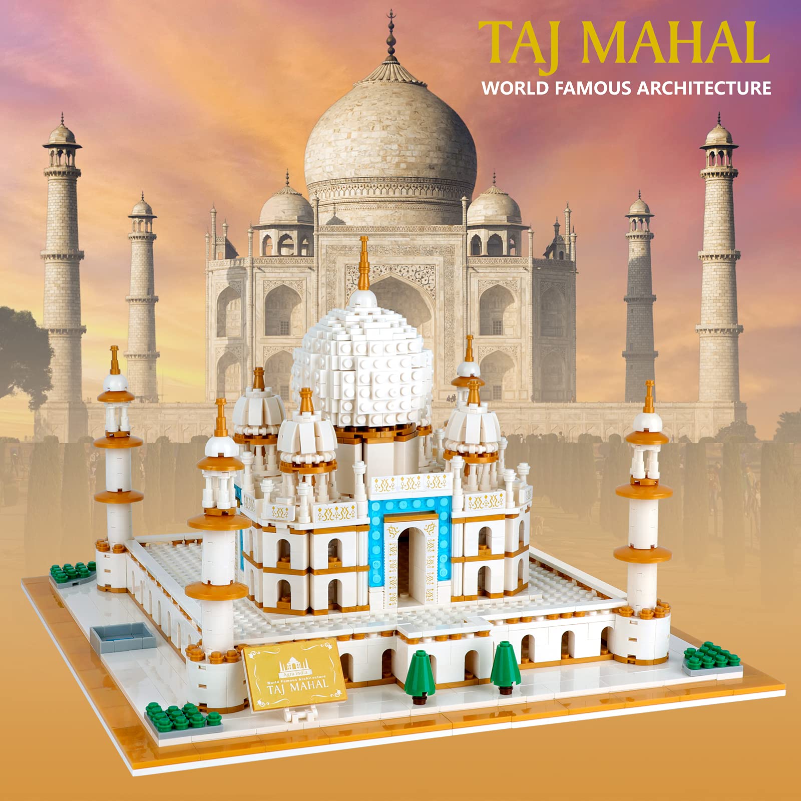EP EXERCISE N PLAY Architecture Taj Mahal Building Toy, 2012 Pieces ...