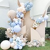 Amazon.com: BLOONSY Baby Blue Balloon Garland Kit | Balloon Arch Kit for Baby Boy Shower | 120 ...
