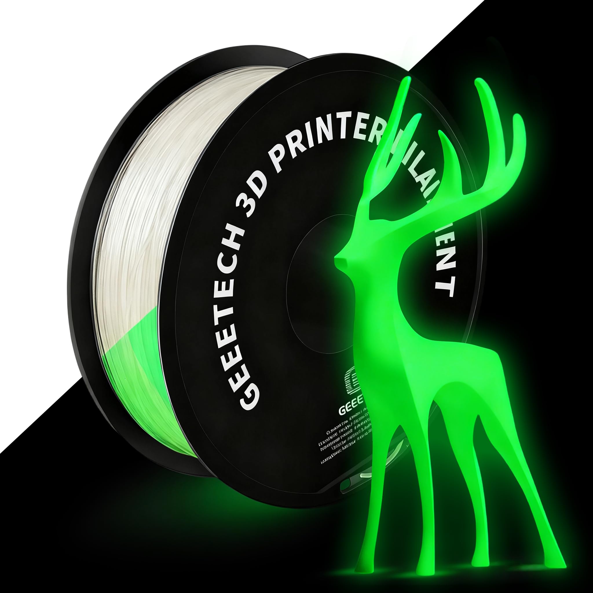 Geeetech Glow in The Dark Filament Green, 3D Printing Filament ...