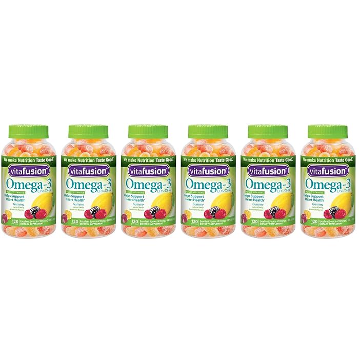 Buy Vitafusion Omega-3 Tcguz Gummies - 120 Count (6 Pack) ICjjP Online ...