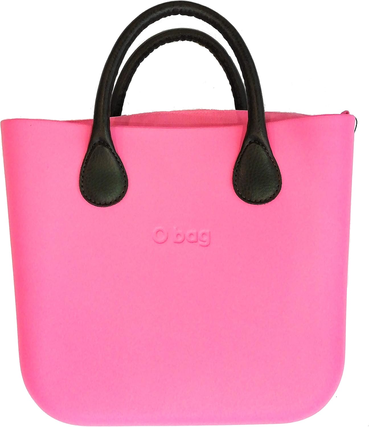 OBAG MINI COL. PINK CON MANICI CORTI MARRONE SCURO E SACCA CON ZIP ...
