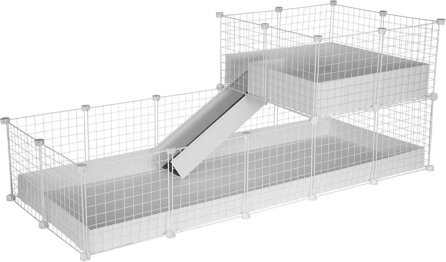 CagesCubes – C&C DELUXE Cage (Base 2X5 + Loft 2×2 – Black Panel ...