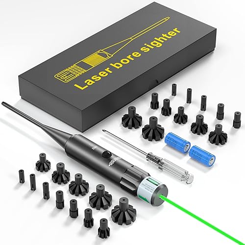 Lyska Universal Rifle Laser Bore Sight Kit for .17 to 12GA All Caliber ...