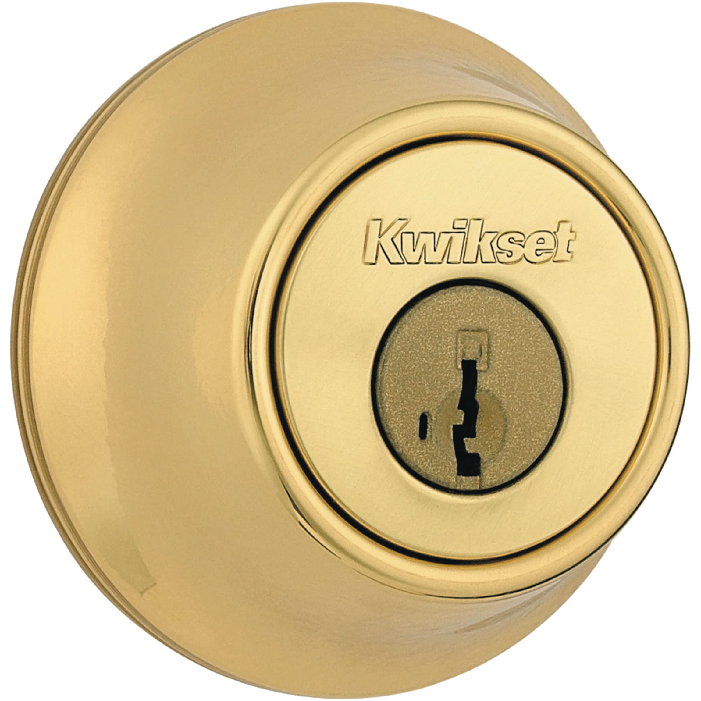 Mua Kwikset 660 Deadbolt Deadbolt Lock, Polished Brass Round Exterior ...