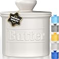 Amazon.com | Premium Butter Crock with Lid - Original Design French ...
