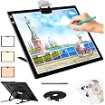 Amazon.com: A3 Light Pad - Rechargeable Diamond Painting Light Board ...