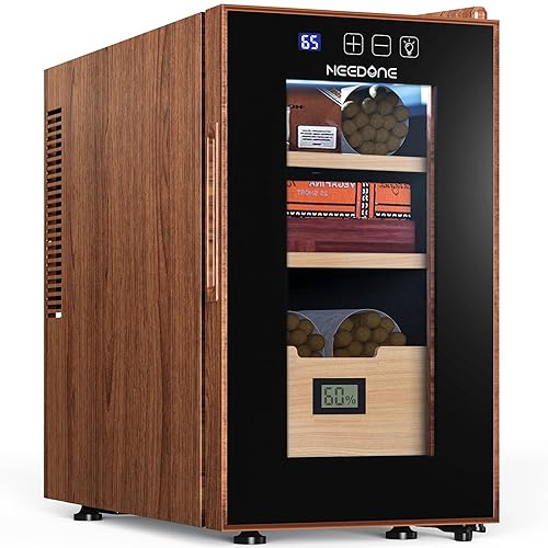 NEEDONE 23L Electric Cigar Humidor with Heating & Cooling System ...