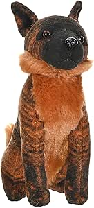 WILD REPUBLIC Rescue Dog, Malinois, Stuffed Animal, with Sound, 5.5 ...