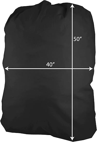 Amazon.com: Huge Heavy Duty Nylon Laundry Storage Bags with Drawstring ...