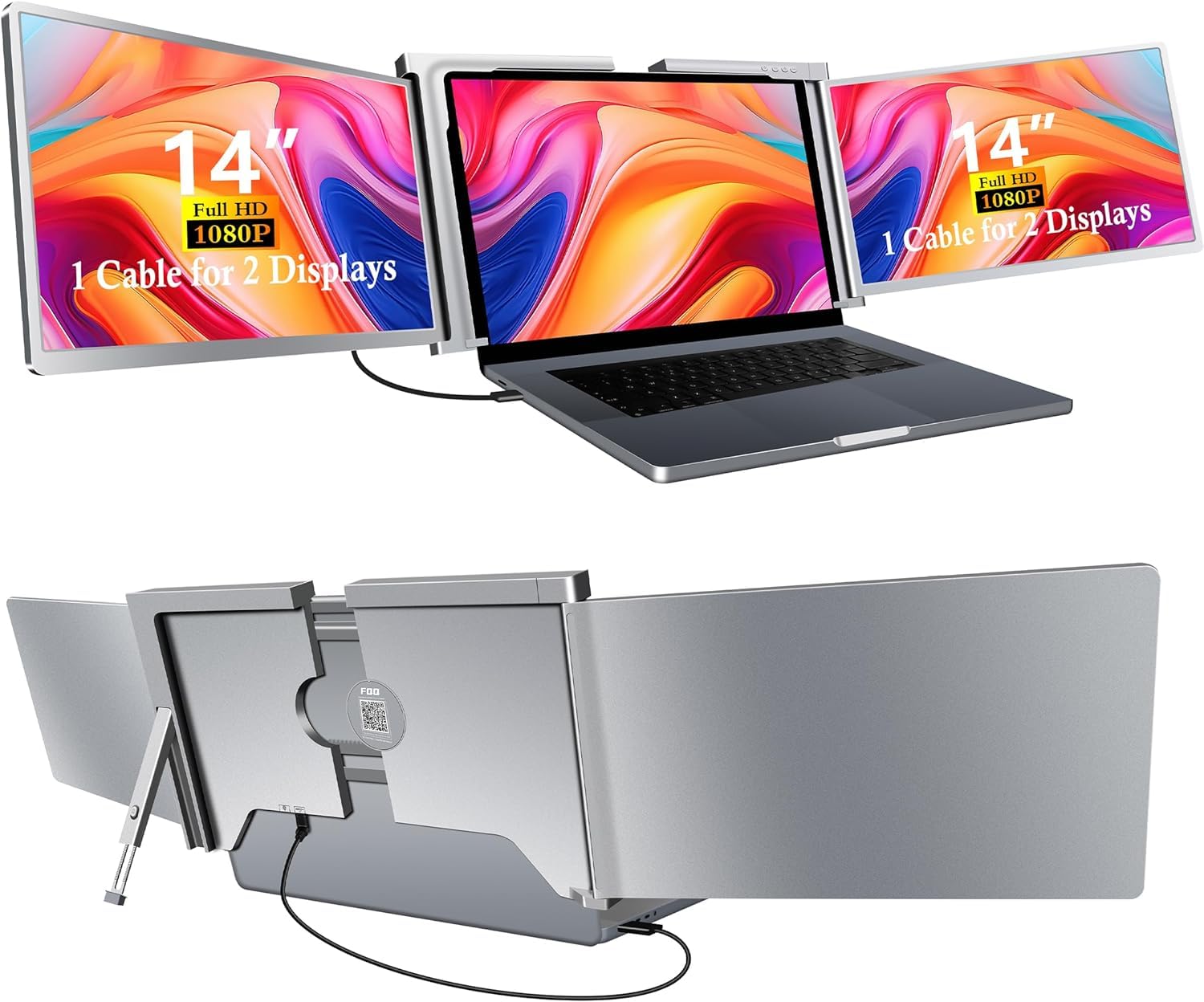 Mua FQQ Laptop Screen Extender 14“ Monitors, Work for macOS [Included ...
