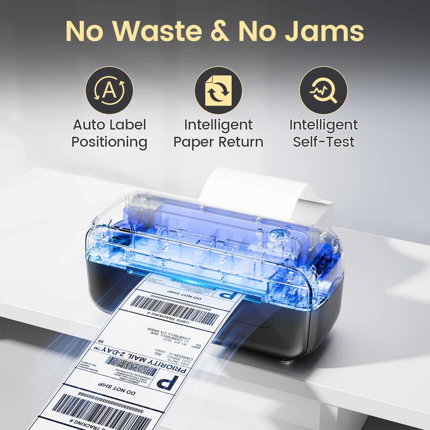 Phomemo Bluetooth Shipping Label Printer 4x6, 2025 Upgrade Desktop ...