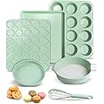 Amazon.com: Bakeware Sets Nonstick, Baking Pans Sheets for Cake Cookie ...