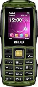 Blu Flash F010 Telefono Celular de Uso Rudo Desbloqueado Verde : Amazon ...