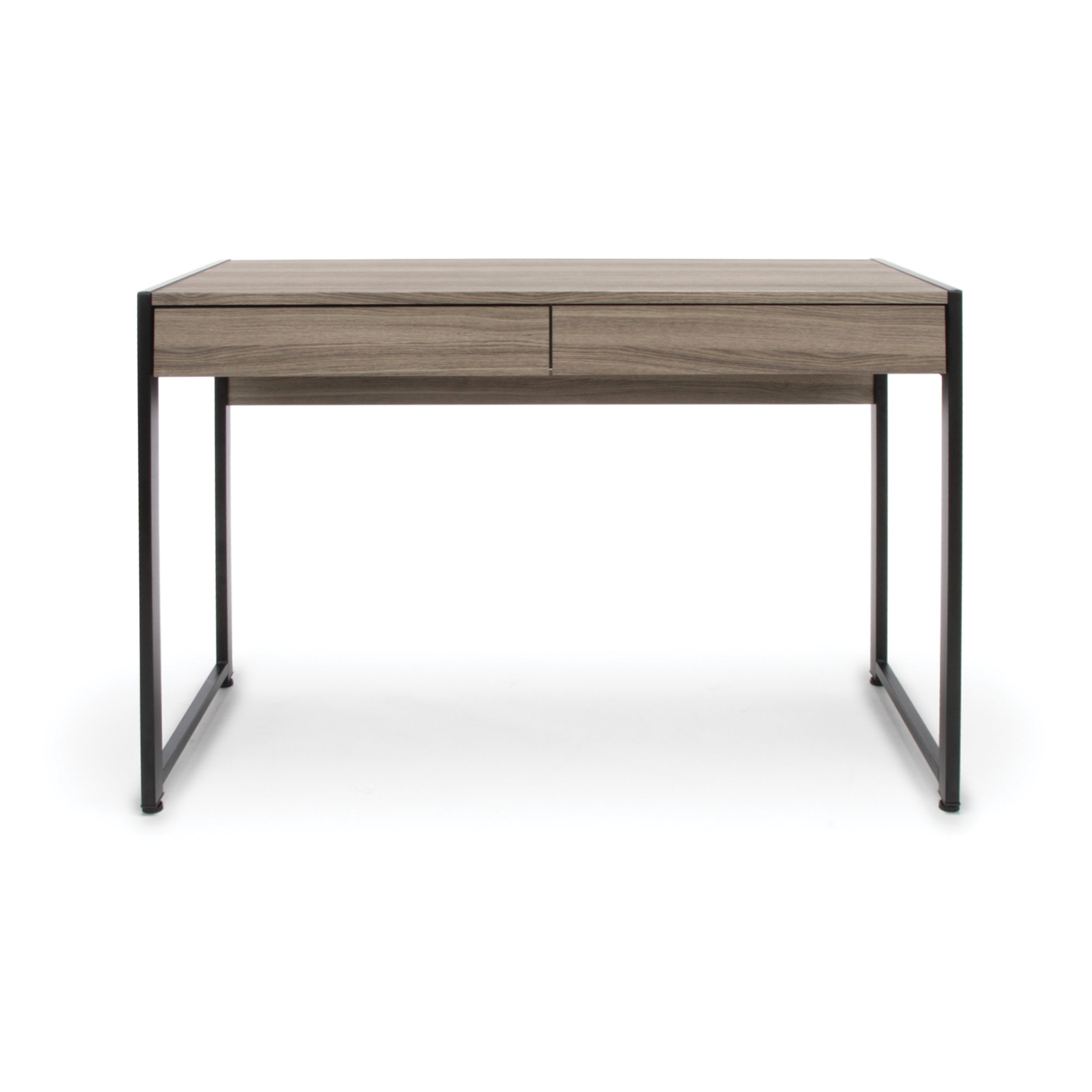 OFM ESS Collection Office Desk, 2-Drawer, Driftwood
