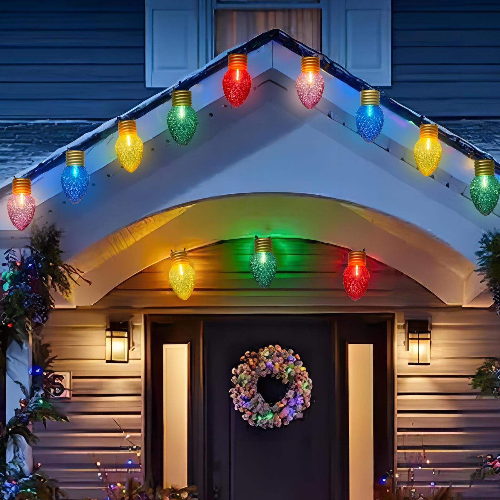 Pallerina Jumbo Christmas Lights String,16FT C7 Giant Christmas Lights ...