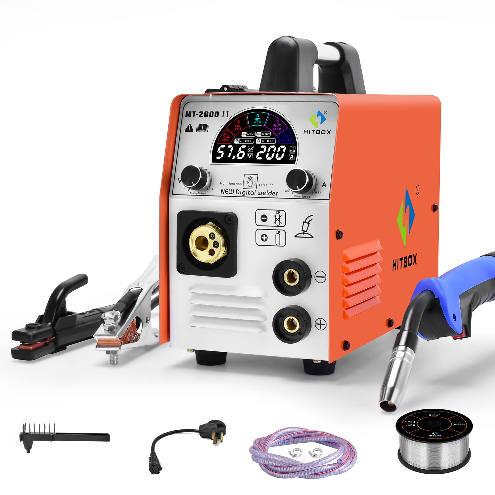Mua HITBOX 200A MIG Welder Gas, 5 In 1 Smart Colorful LCD Screen ...