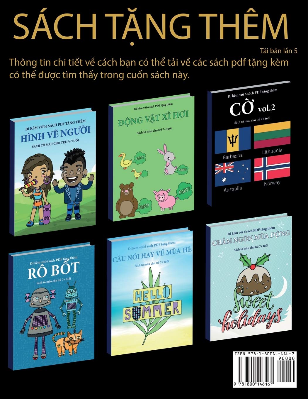 Mua Sch t mu cho tr? 7+ tu?i (B?a sng): Cu?n sch ny c 40 trang t mu khng gy c?ng th?ng nh?m gi?m ...