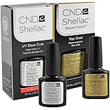 CND Shellac Power Polish Gel UV Base and Top Coat 7.3ml: Amazon.co.uk ...