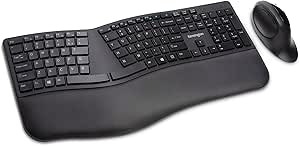 Amazon.com: Kensington Pro Fit Ergonomic Wireless Keyboard and Mouse ...
