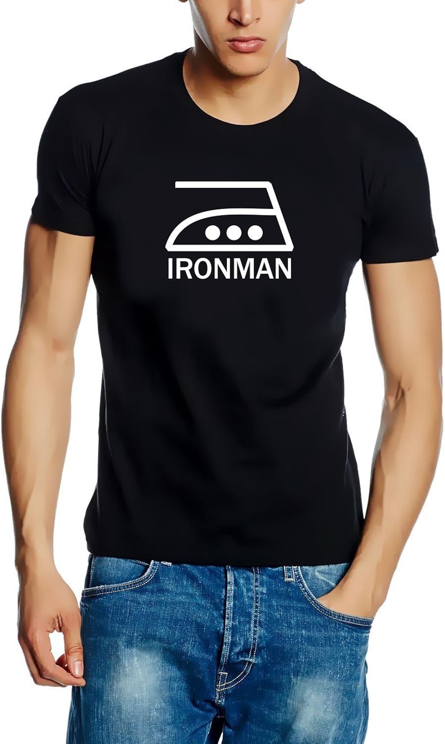 Ironman T-Shirt S/M/L/XL / 2XL / 3XL / 4XL / 5XL : Amazon.co.uk: Clothing