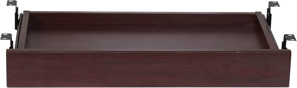 Amazon.com: Lorell Mahogany Laminate Universal Center Drawer, Brown ...