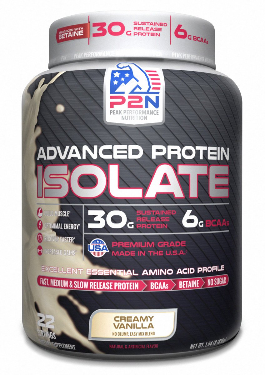 Amazon.com: P2N Peak Performance Nutrition P2N Advanced Protein Isolate ...