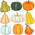 Amazon.com: Lucleag 45 PCS Pumpkin Cutouts for Bulletin Board ...