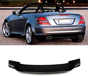 Amazon.com: R171 Spoiler,Carbon Fiber Rear Trunk Spoiler Wing for SLK ...