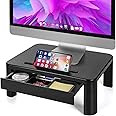 Amazon.com: LORYERGO Monitor Stand, Laptop Stand for Desk with Storage ...