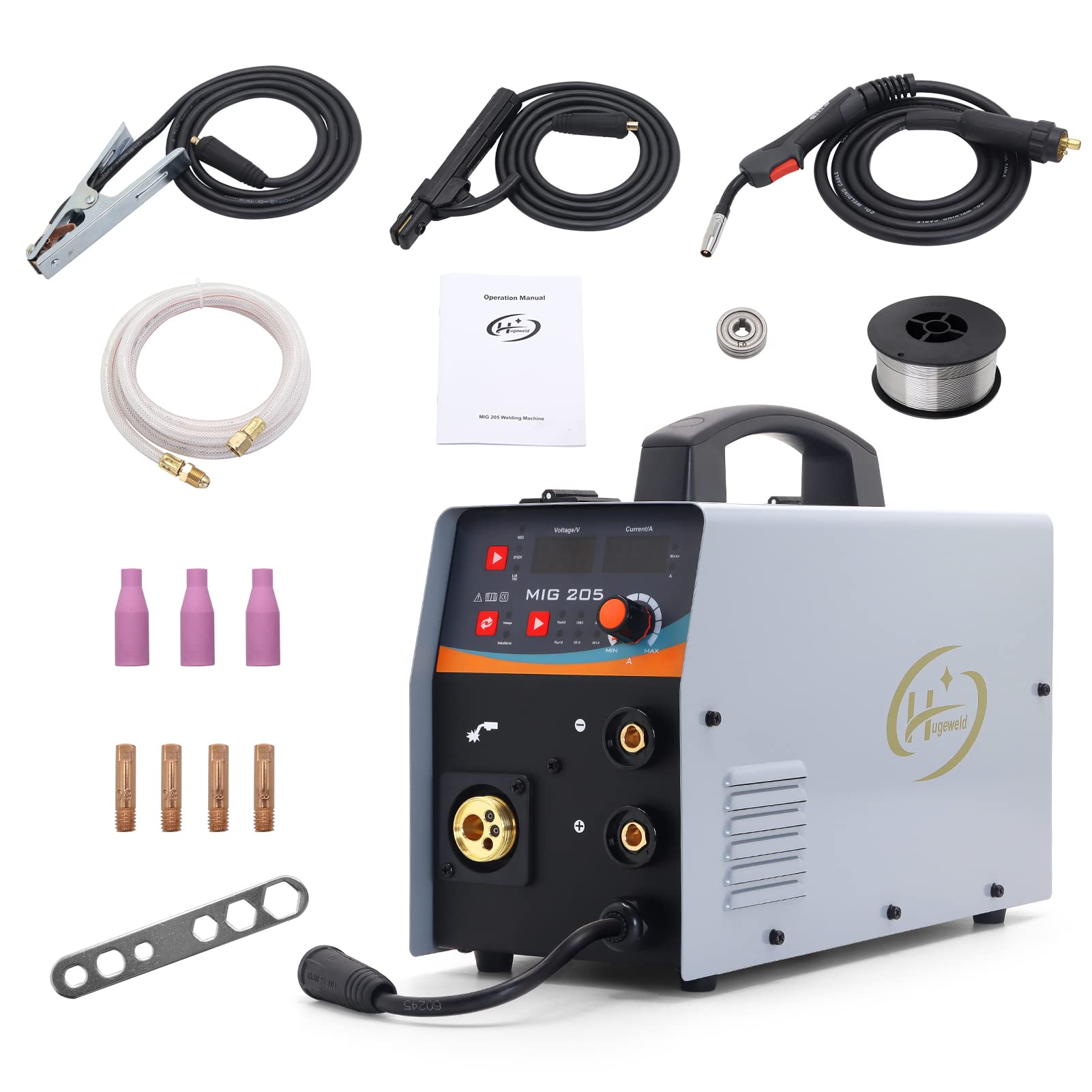 Mua MIG Welder 200Amp 4 in 1 MIG Gas/Gasless/Lift TIG/Stick Multiprocess Welders,220V Flux Core ...