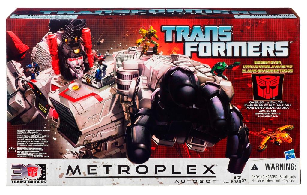 Transformers Generations Titan Class Metroplex with Autobot Scamper ...