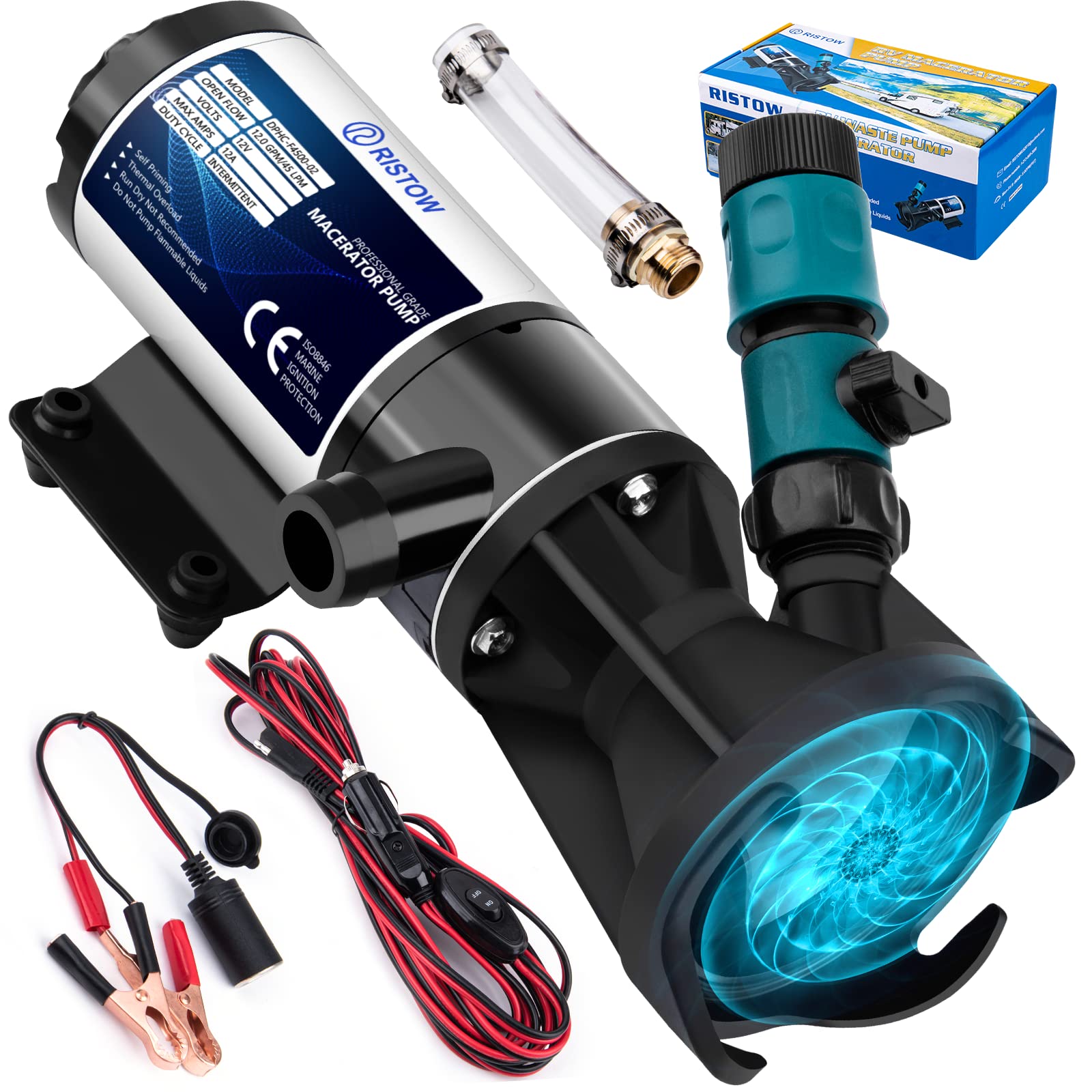Mua RISTOW RV Macerator Pump 12V, 12GPM RV Waste Water Pump Self ...